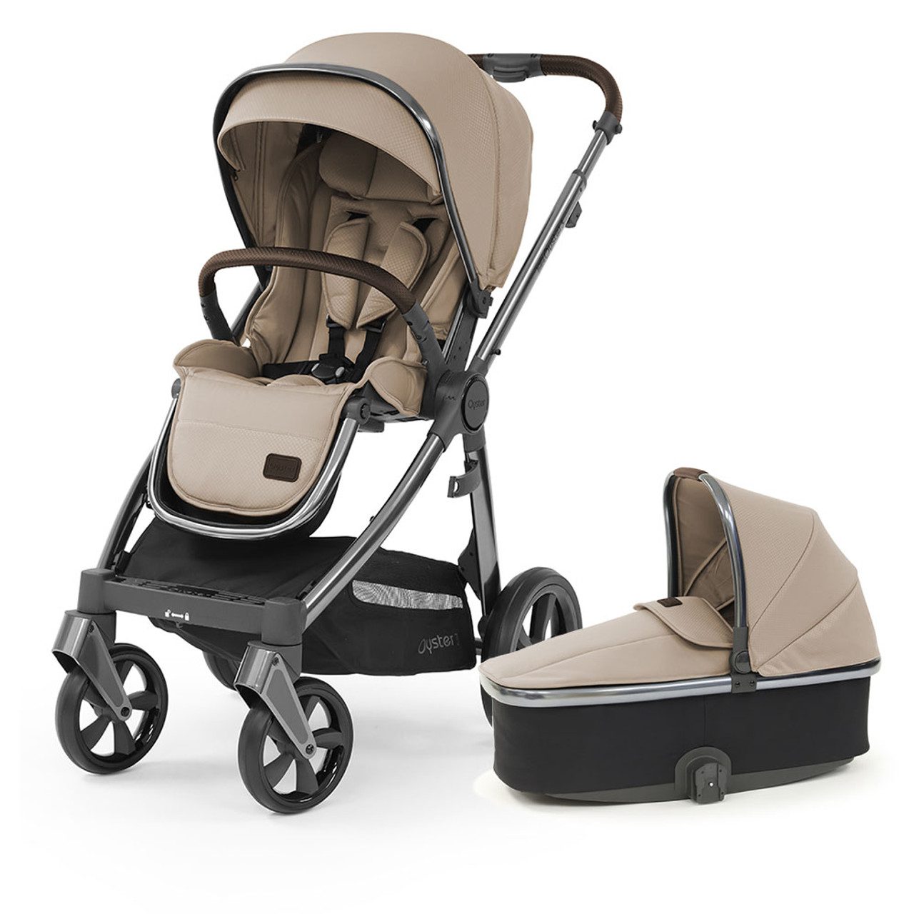 Pram Parlour | 2 Piece Travel System: Chassis, Carrycot, Push Chair